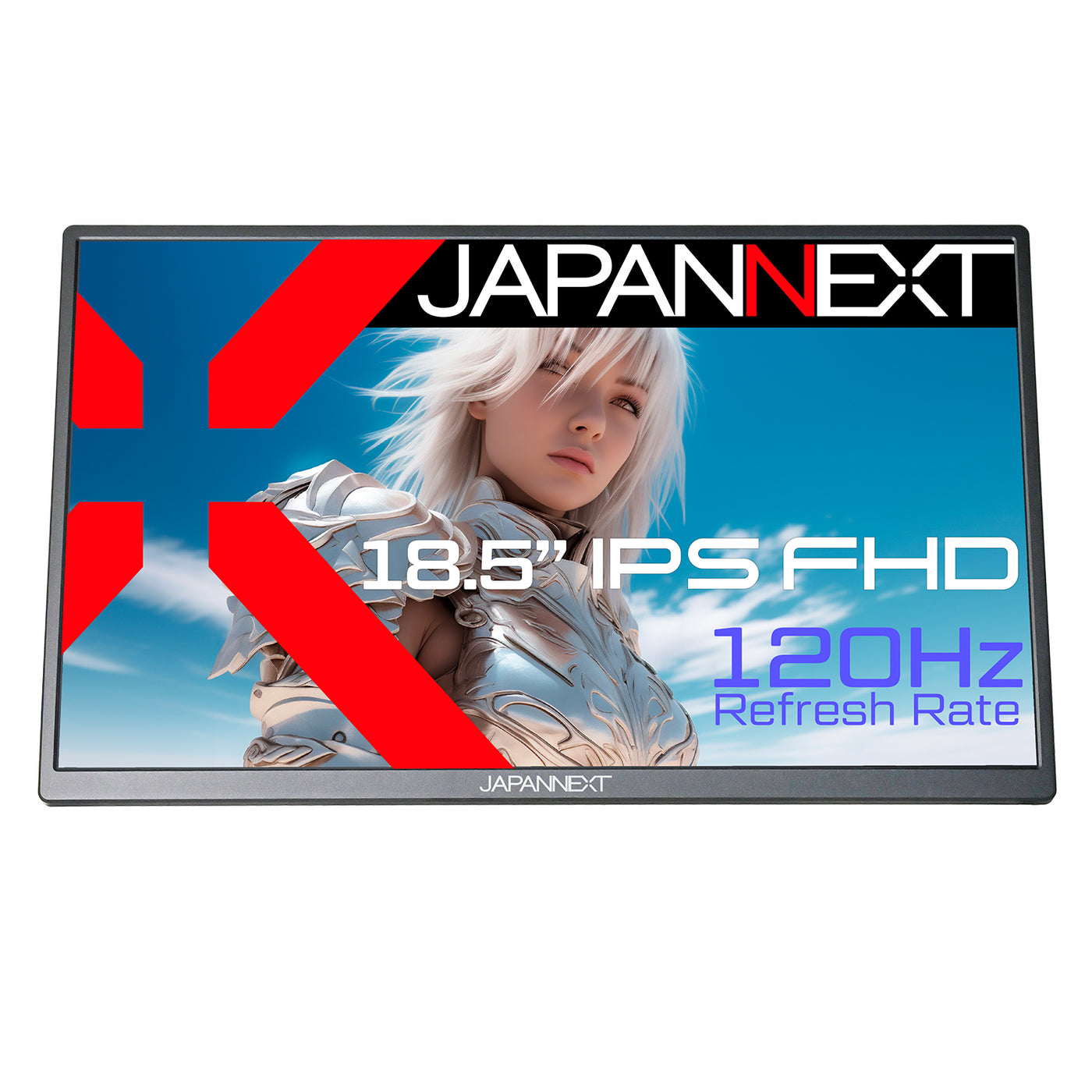 JAPANNEXT 18.5インチ IPSパネル搭載 120Hz対応 フルHD(1920x1080)解像度 モバイルゲーミングモニター JN-MD-185IPS120FHDR miniHDMI ...