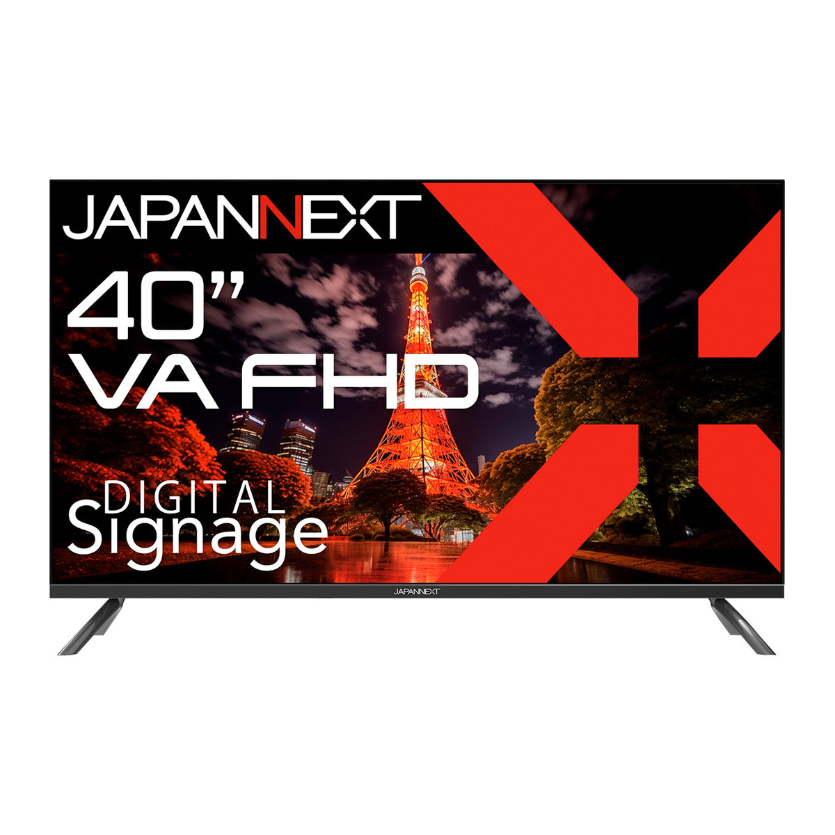 【Amazon.co.jp限定】JAPANNEXT 40インチ VAパネル搭載 フルHD(1920x1080)解像度 大型液晶モニター JN ...