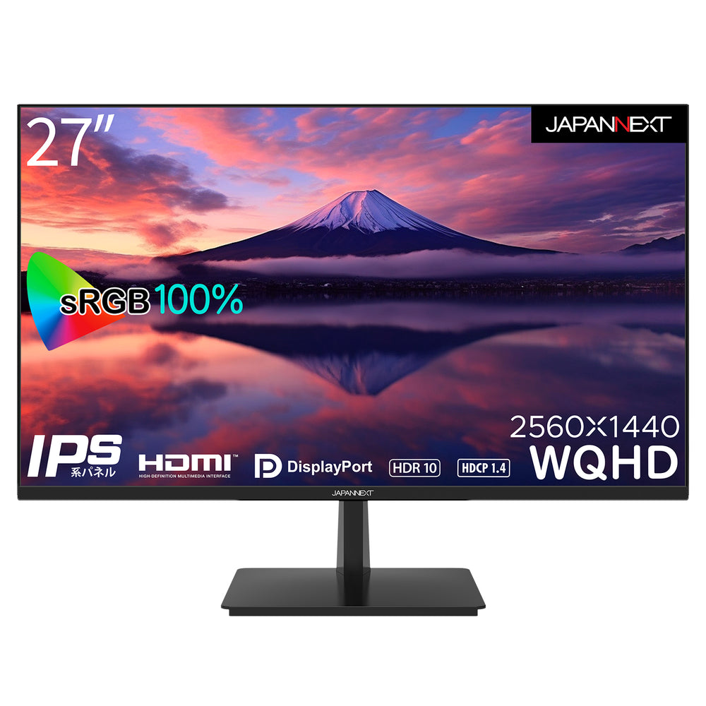 【Amazon.co.jp限定】JAPANNEXT 27インチ WQHD(2560 x 1440) 液晶モニター JN-i270WQHDR ...