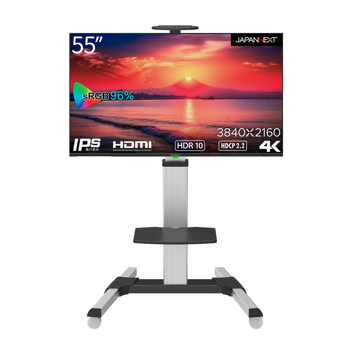 JAPANNEXT 55インチ 大型4K(3840x2160)液晶ディスプレイ JN-IPS5502TUHDR HDR対応 HDMI USB ...